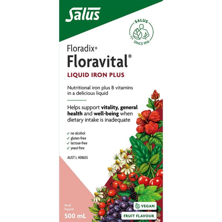 Floradix - Floravital Liquid Iron Plus - Go Vita Thornton